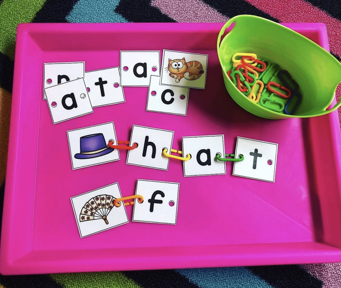 Hands-On Word Building Activities for Kindergarten - Miss Kindergarten