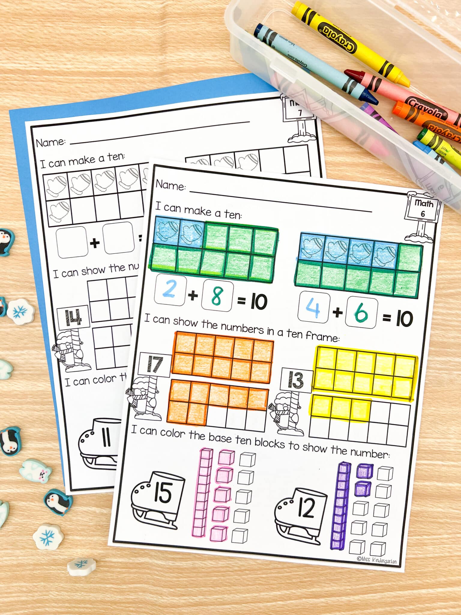 January Morning Work for Kindergarten - Miss Kindergarten