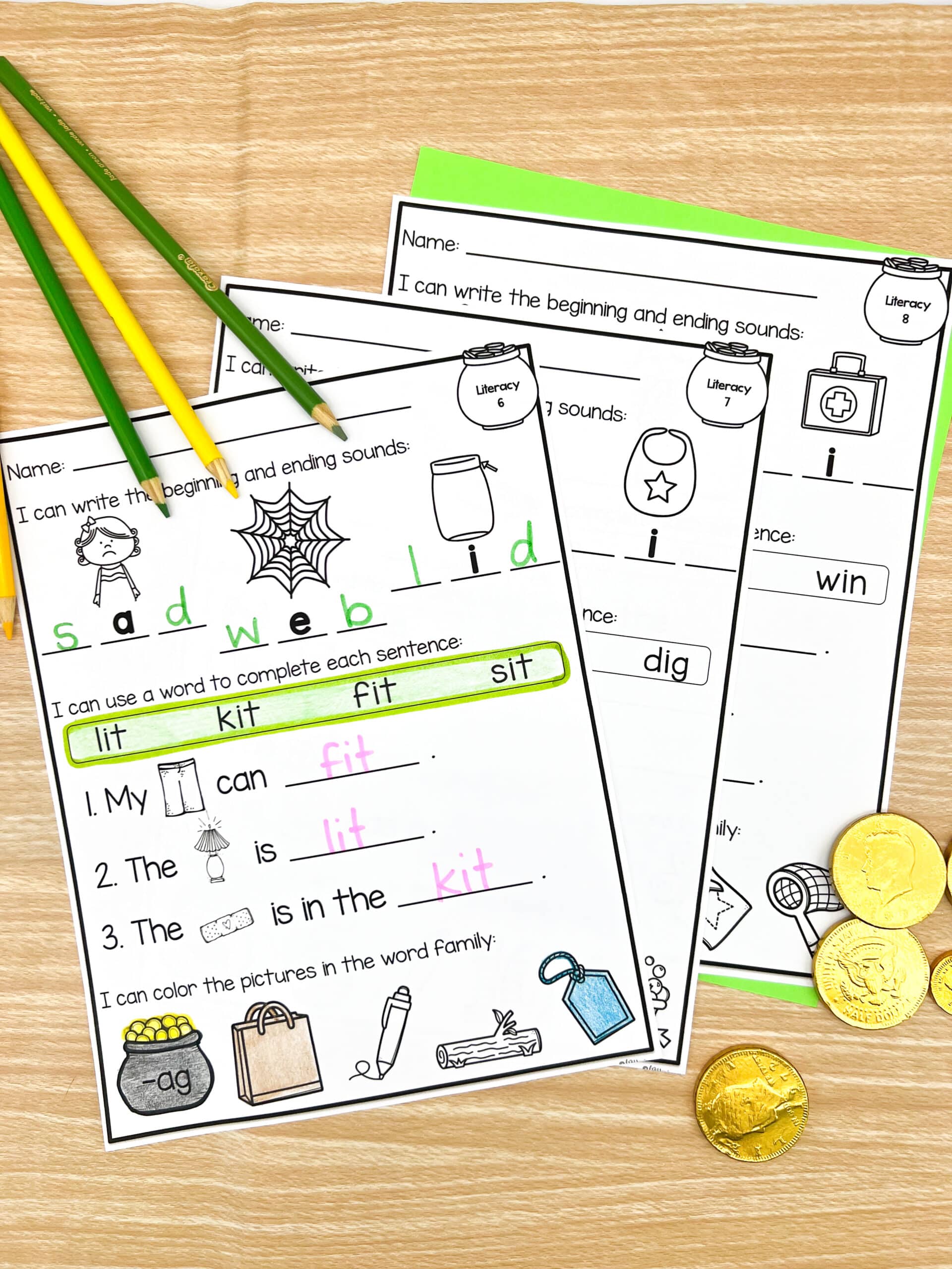 March Morning Work for Kindergarten - Miss Kindergarten