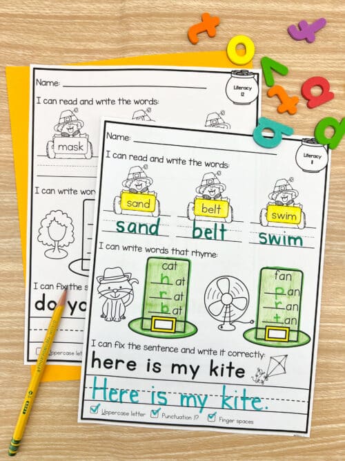 March Morning Work for Kindergarten - Miss Kindergarten
