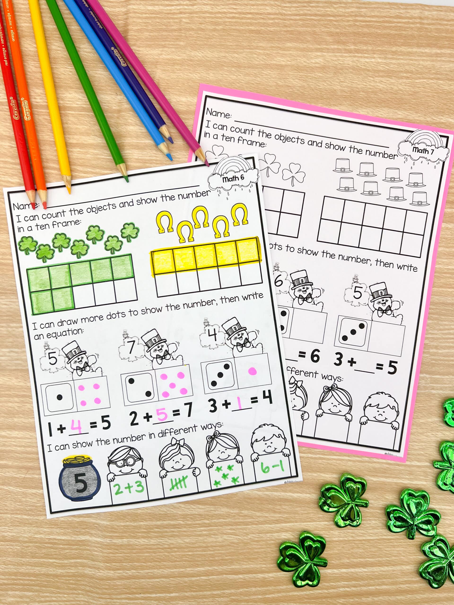 March Morning Work for Kindergarten - Miss Kindergarten