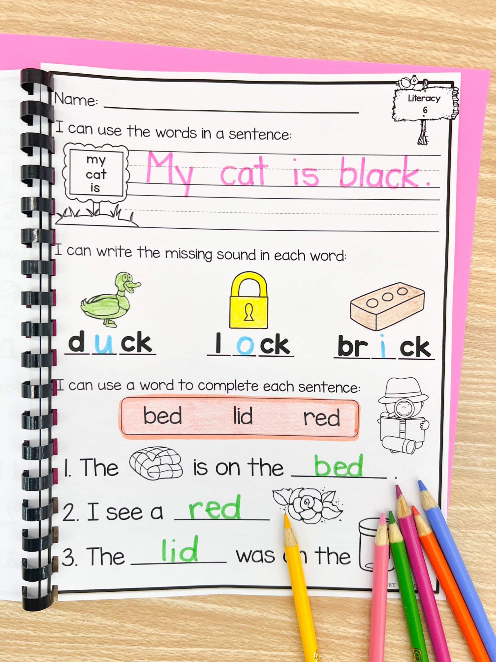 April Morning Work for Kindergarten - Miss Kindergarten