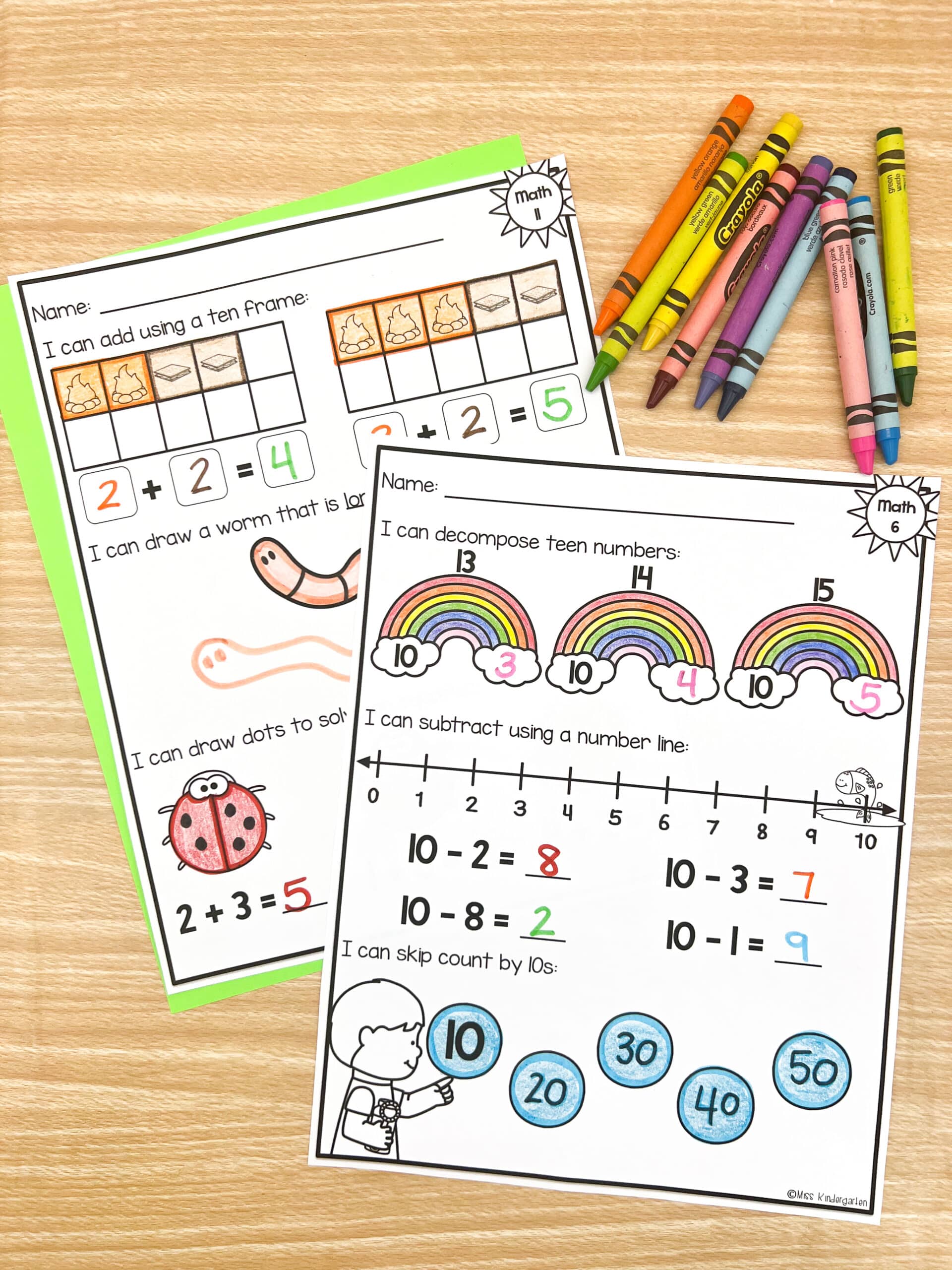May Morning Work for Kindergarten - Miss Kindergarten
