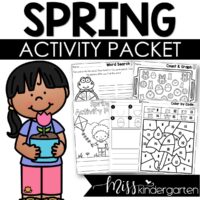 Spring Activity Packet April Kindergarten Activities for Early ...