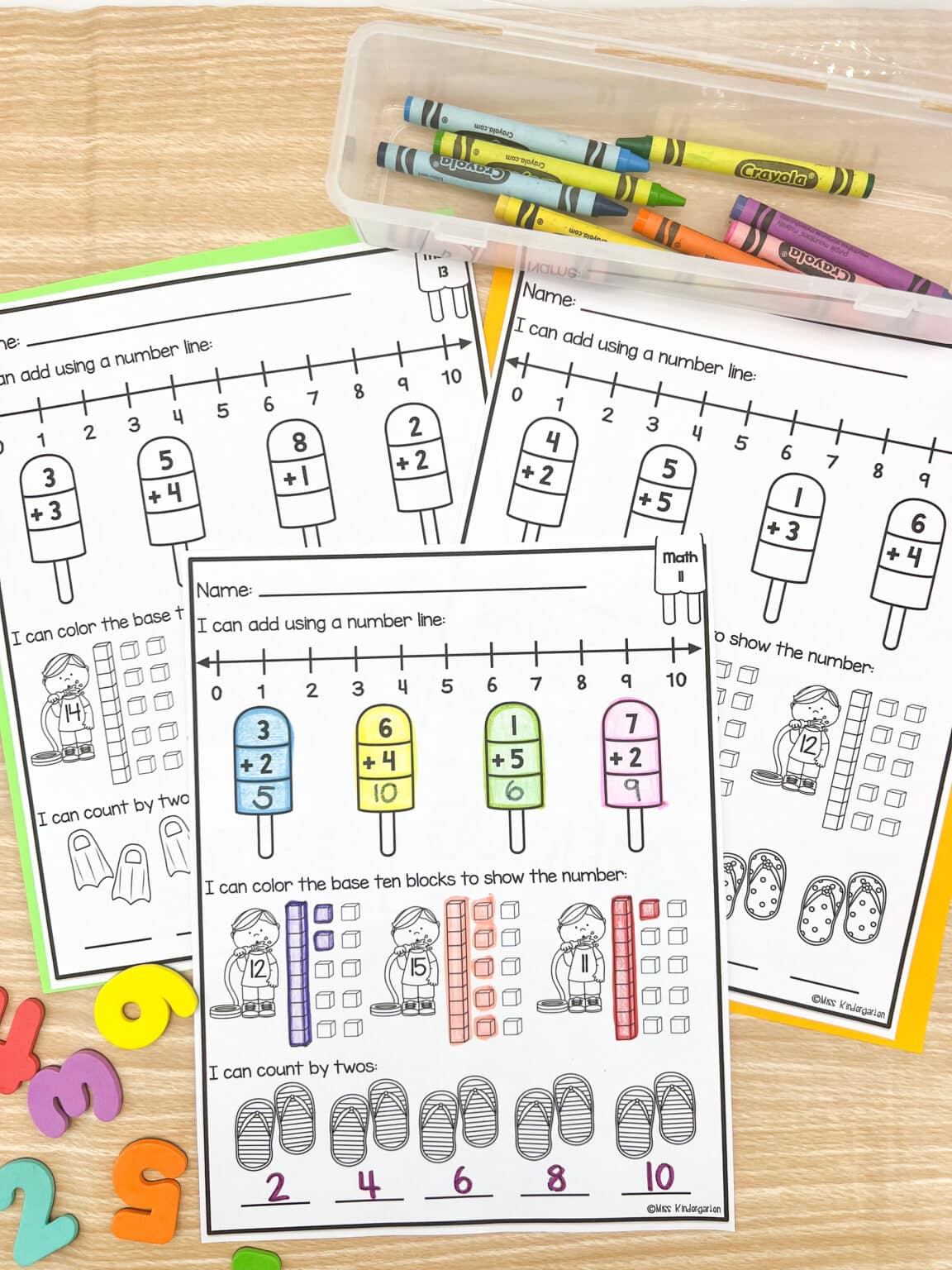 June Morning Work for Kindergarten - Miss Kindergarten