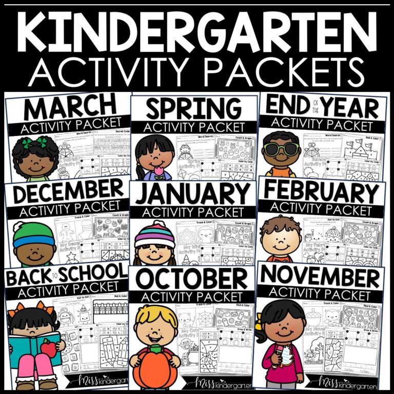 FREE Kindergarten Reading Fluency Passages - Miss Kindergarten