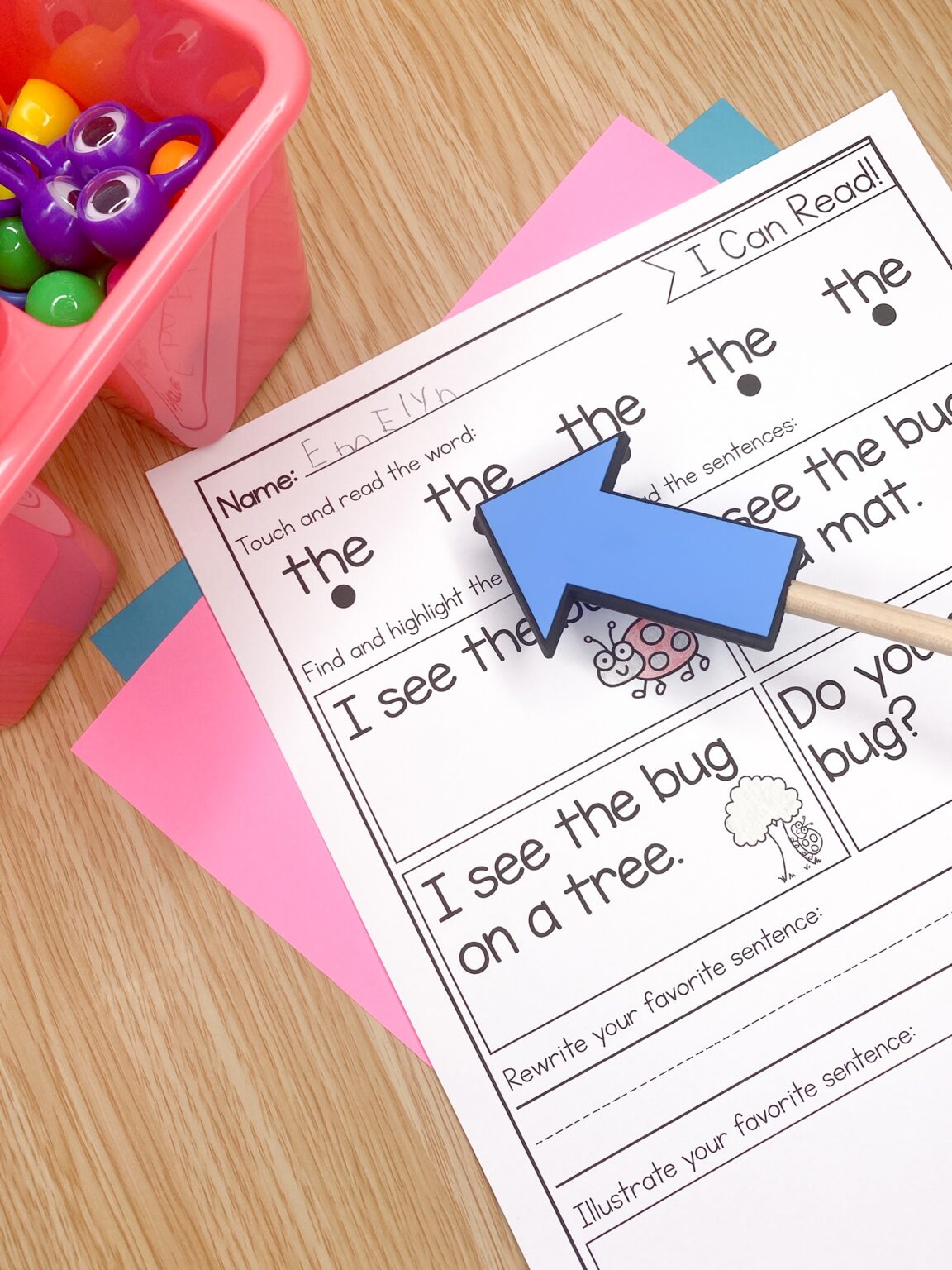 Reading Sight Words in Kindergarten - Miss Kindergarten