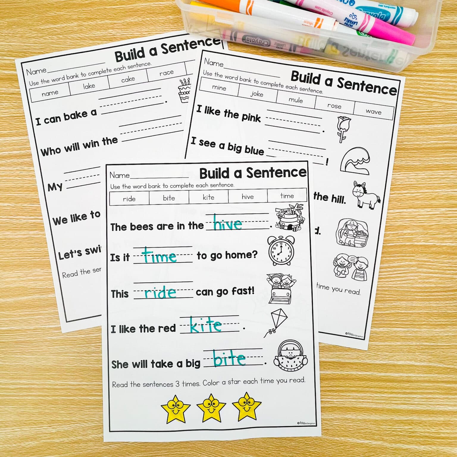 Magic E Activities for Kindergarten - Miss Kindergarten