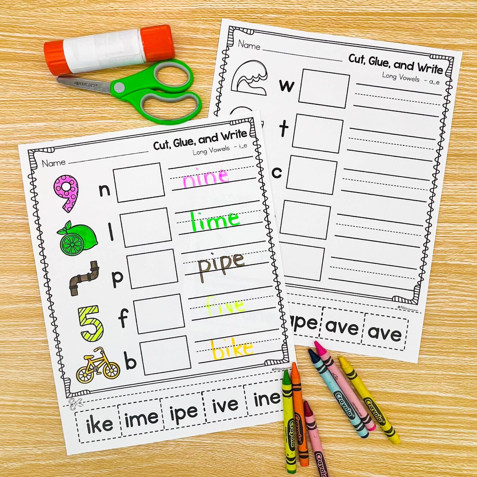 Magic E Activities for Kindergarten - Miss Kindergarten