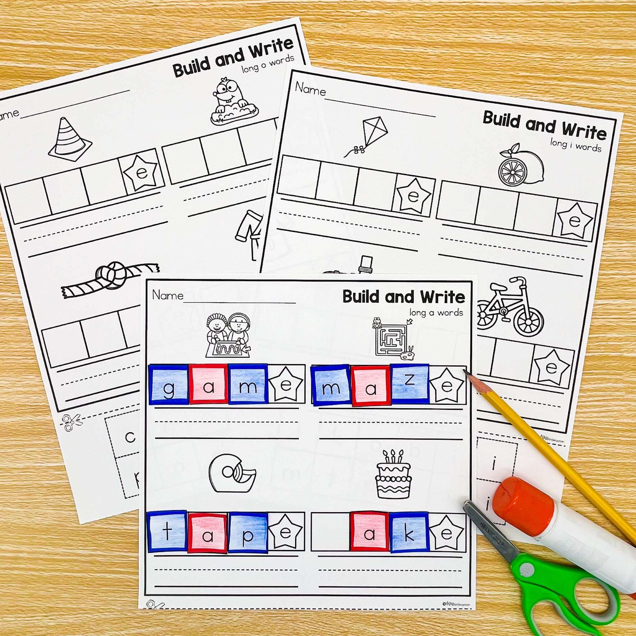 Magic E Activities for Kindergarten - Miss Kindergarten