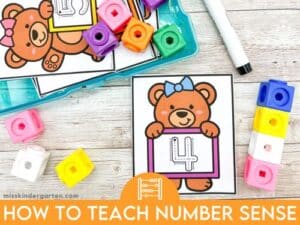 How to Teach Number Sense in Kindergarten - Miss Kindergarten