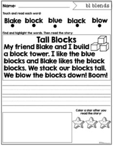 Reading Fluency Passages Mixed Vowel Blends and Digraphs - Miss ...