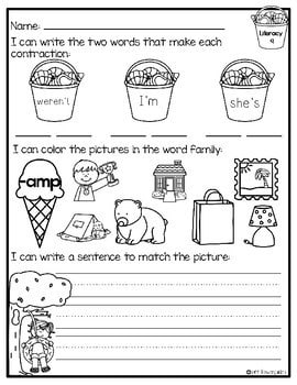 June Morning Work First Grade - Miss Kindergarten