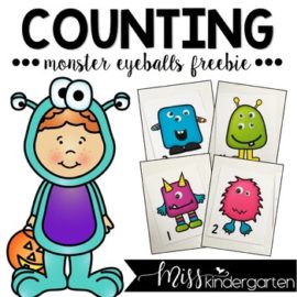 Free Number Sense Activities for Kindergarten - Miss Kindergarten
