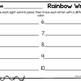 Kindergarten Sight Words Practice Super Sight Word Spellers! - Miss ...