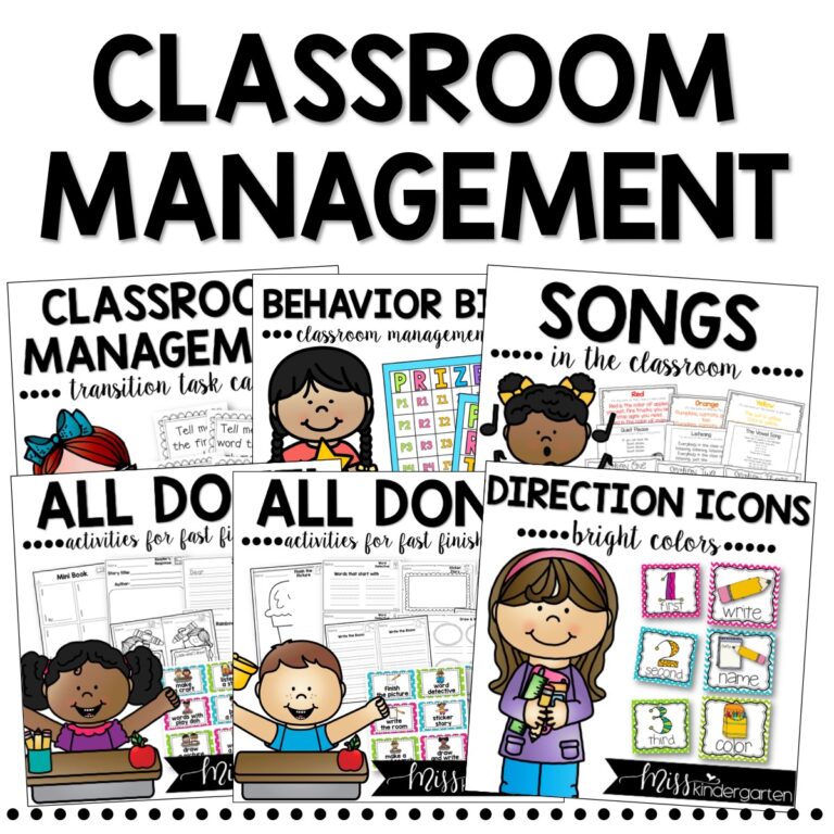 Classroom Management Tips and Ideas - Miss Kindergarten