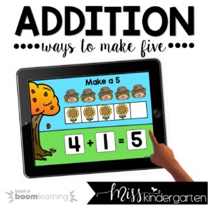 November Boom Cards™ for Kindergarten - Miss Kindergarten