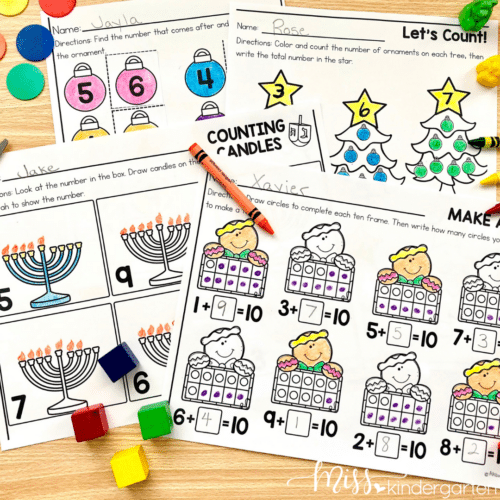Engaging Kindergarten Activities for December - Miss Kindergarten
