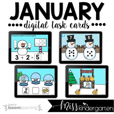 January Activity Bundle - Miss Kindergarten