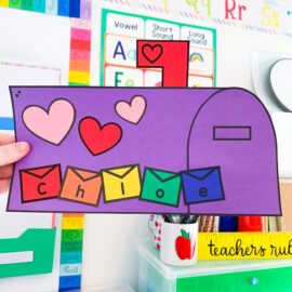 Valentine's Day Mailbox Craft - Miss Kindergarten