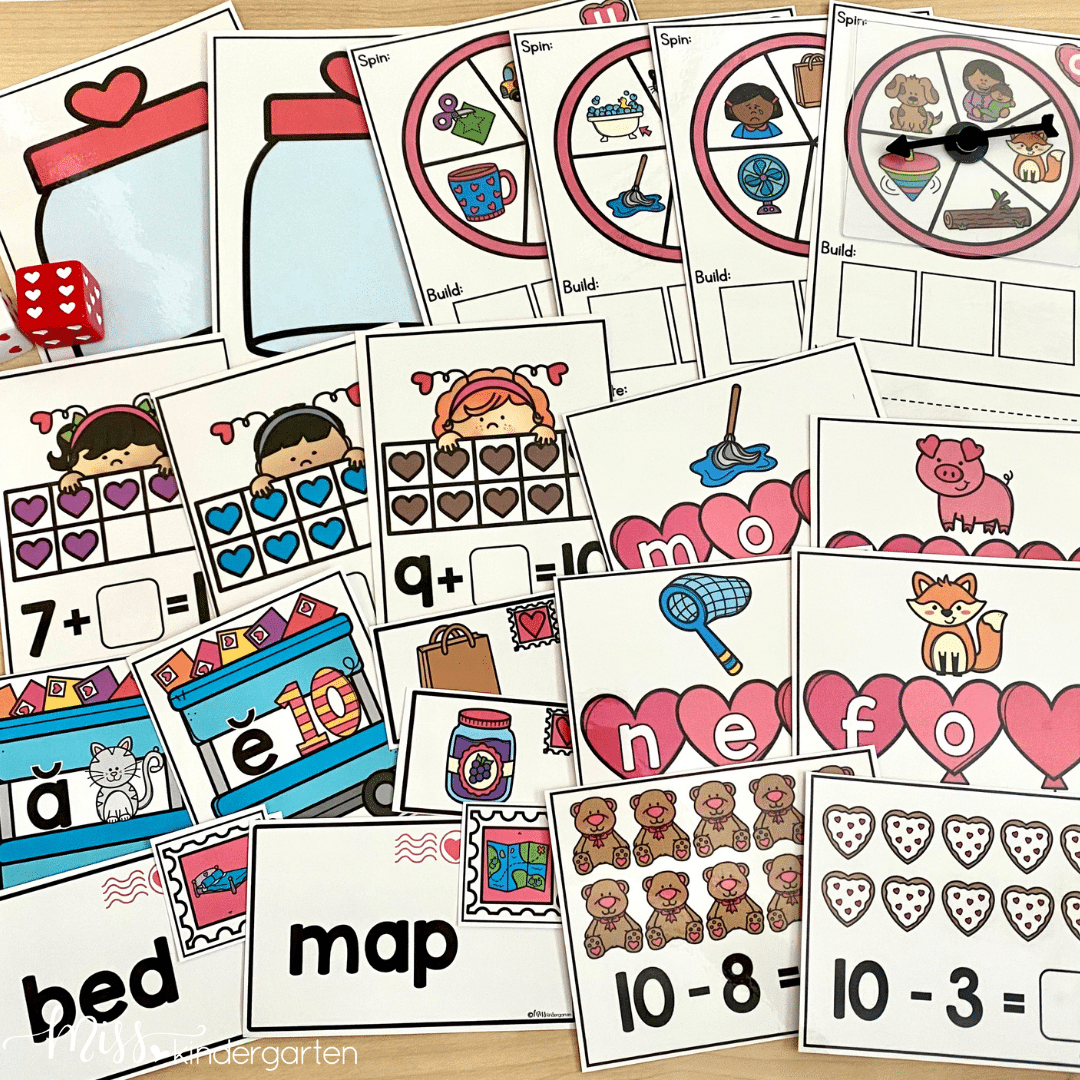 February Activity Bundle - Miss Kindergarten
