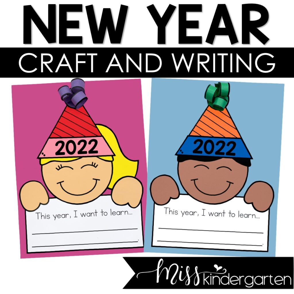 New Year Craft and Writing (2022) - Miss Kindergarten