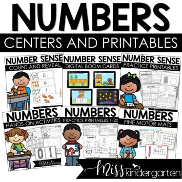 Kindergarten Math Number Sense Worksheets - Miss Kindergarten
