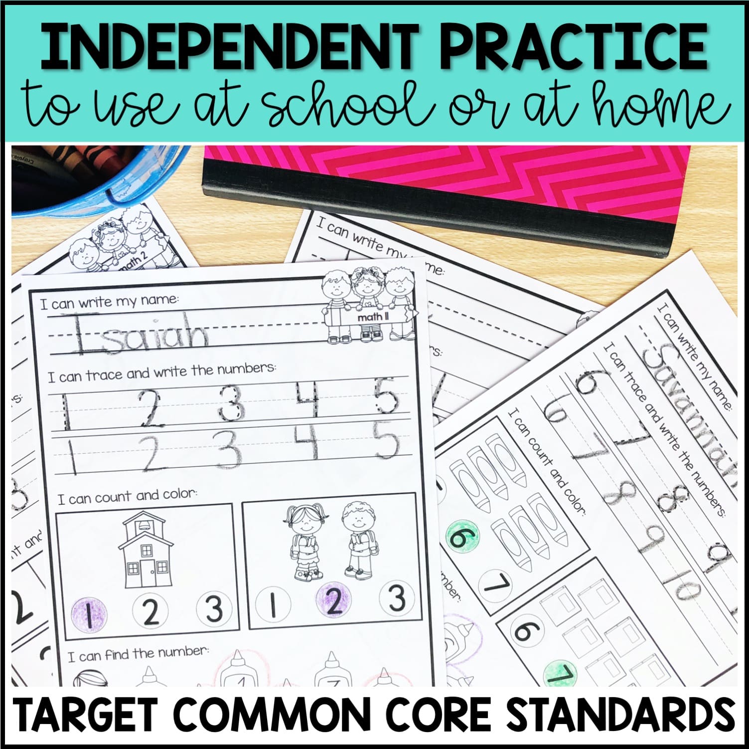 Kindergarten Morning Work Year Long Bundle - Miss Kindergarten