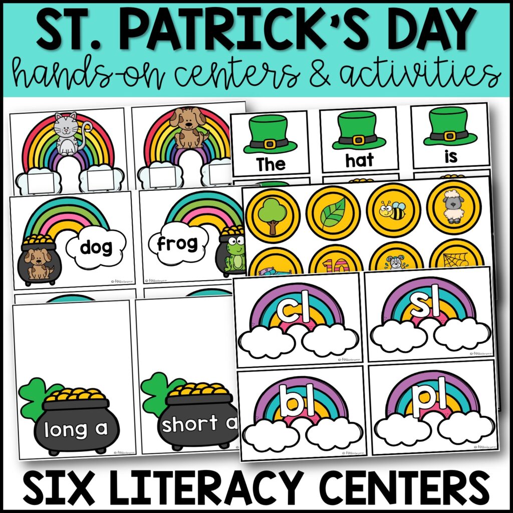 St. Patricks Day Centers for Kindergarten - Miss Kindergarten