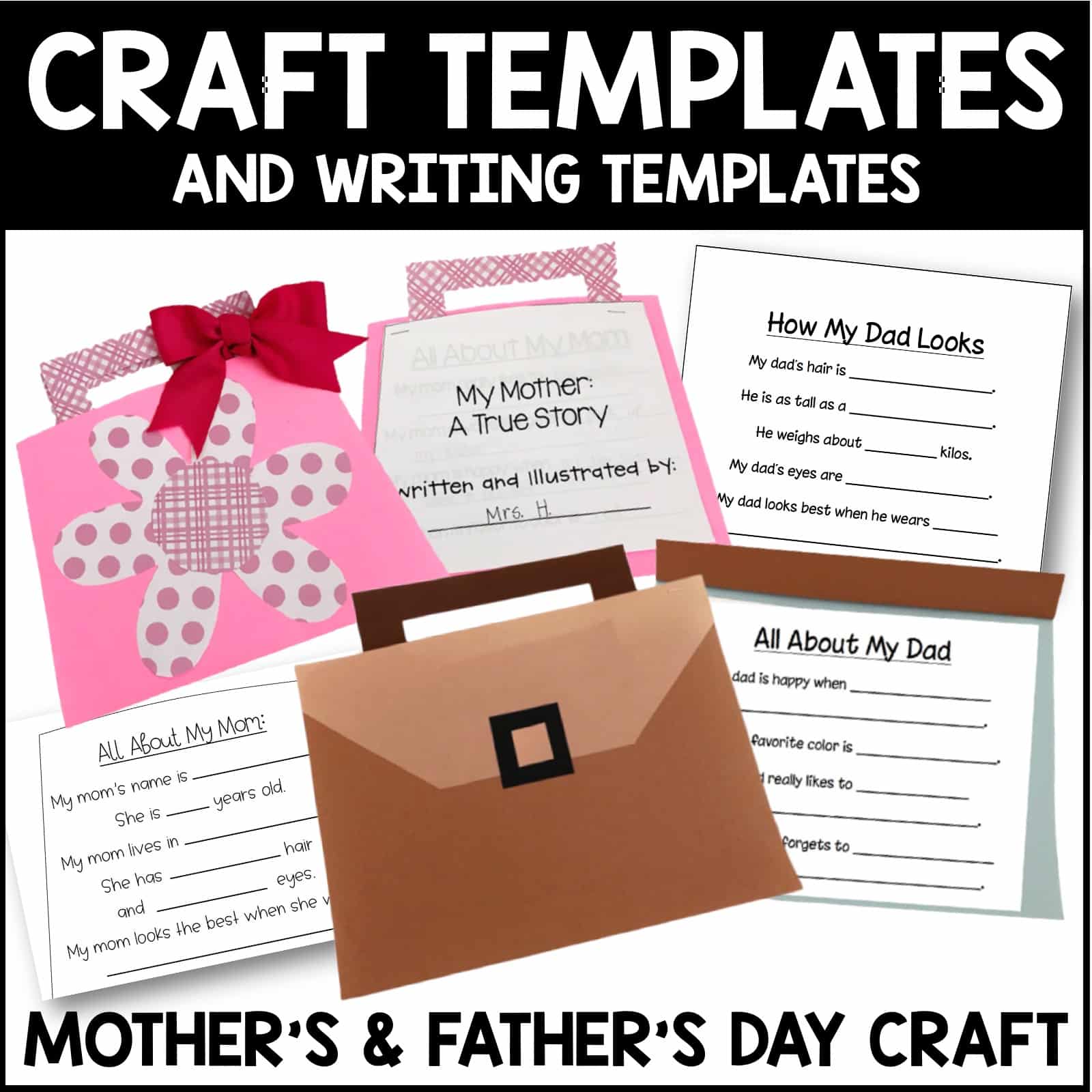 End of Year Crafts Bundle - Miss Kindergarten