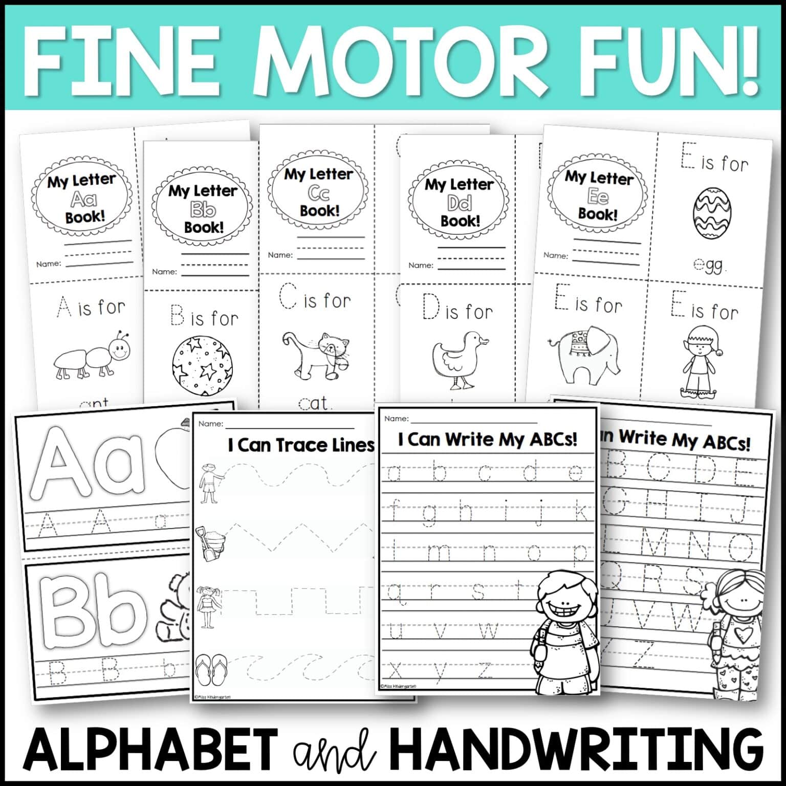 Kindergarten Readiness Summer Packet | PreK and Preschool Review - Miss ...