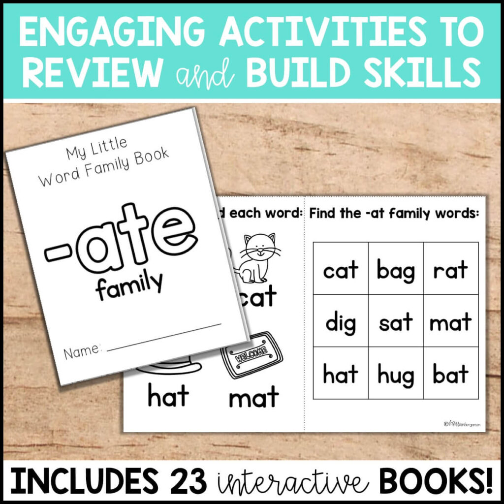 CVCe Magic e Words Word Family Books - Miss Kindergarten