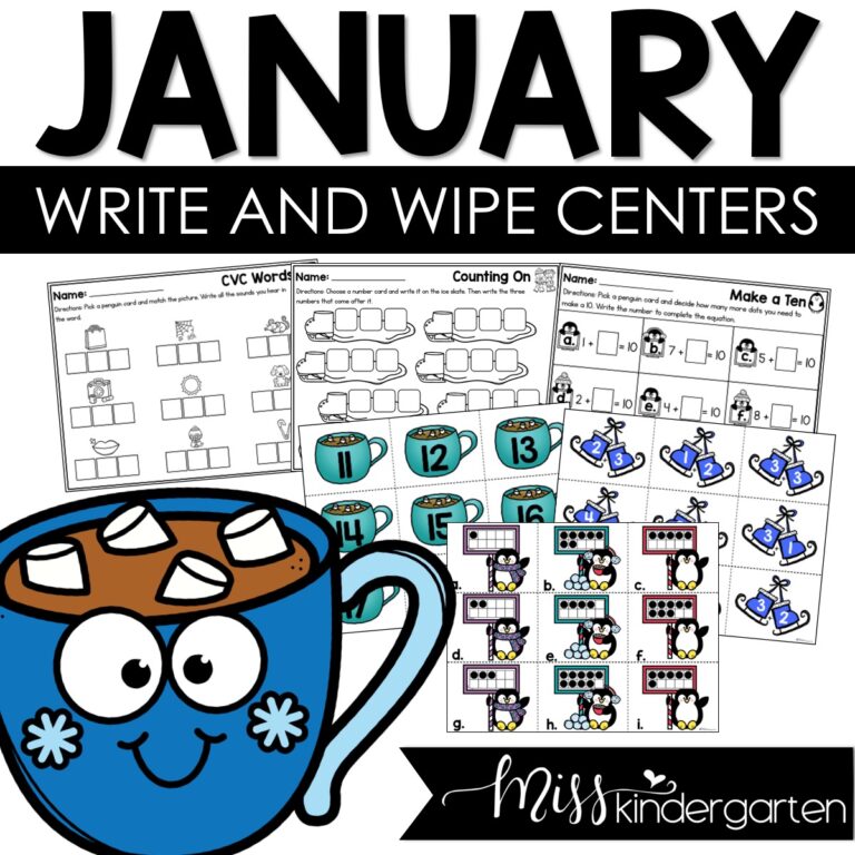Winter Craft and Writing Templates - Miss Kindergarten