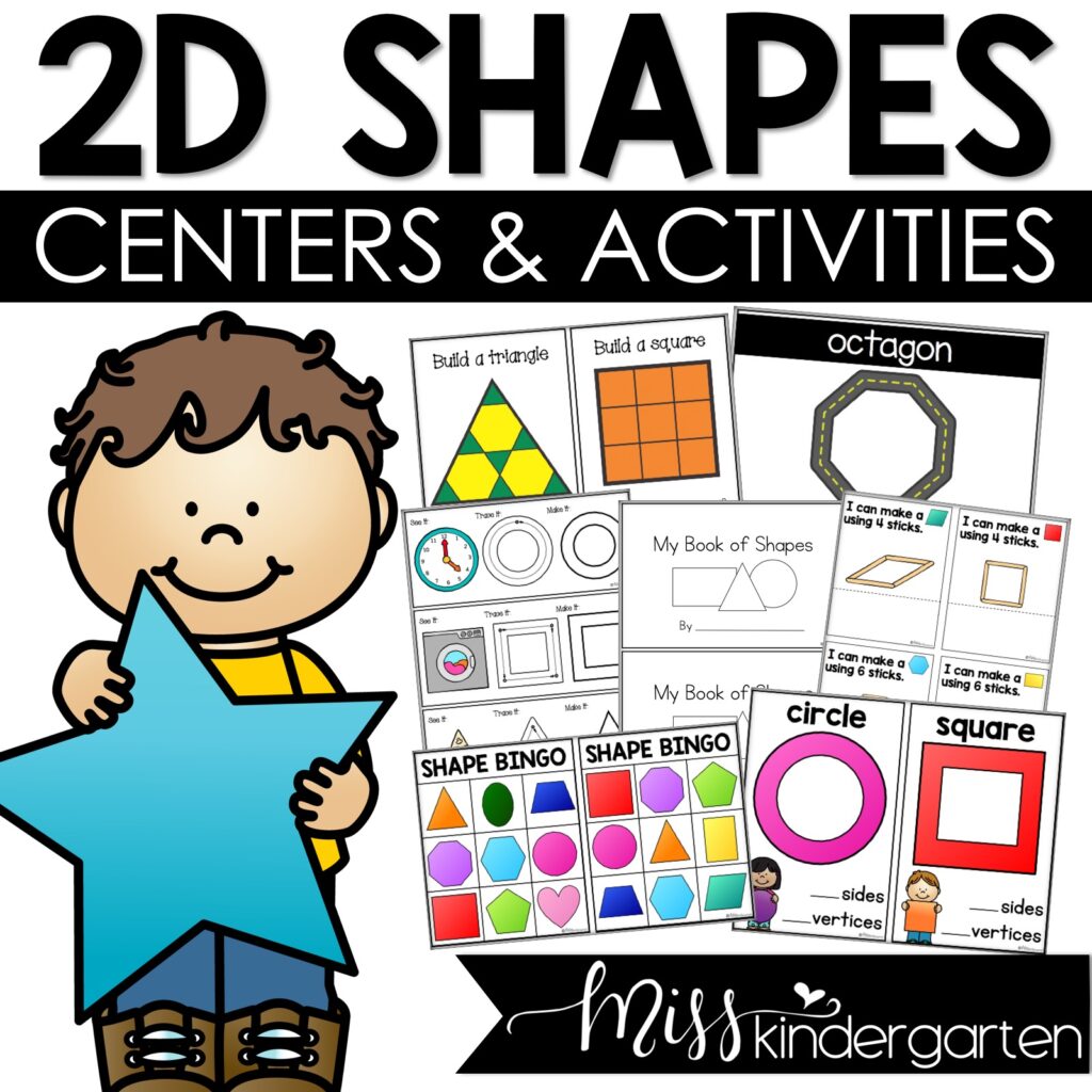 2D Shapes Centers and Activities - Miss Kindergarten