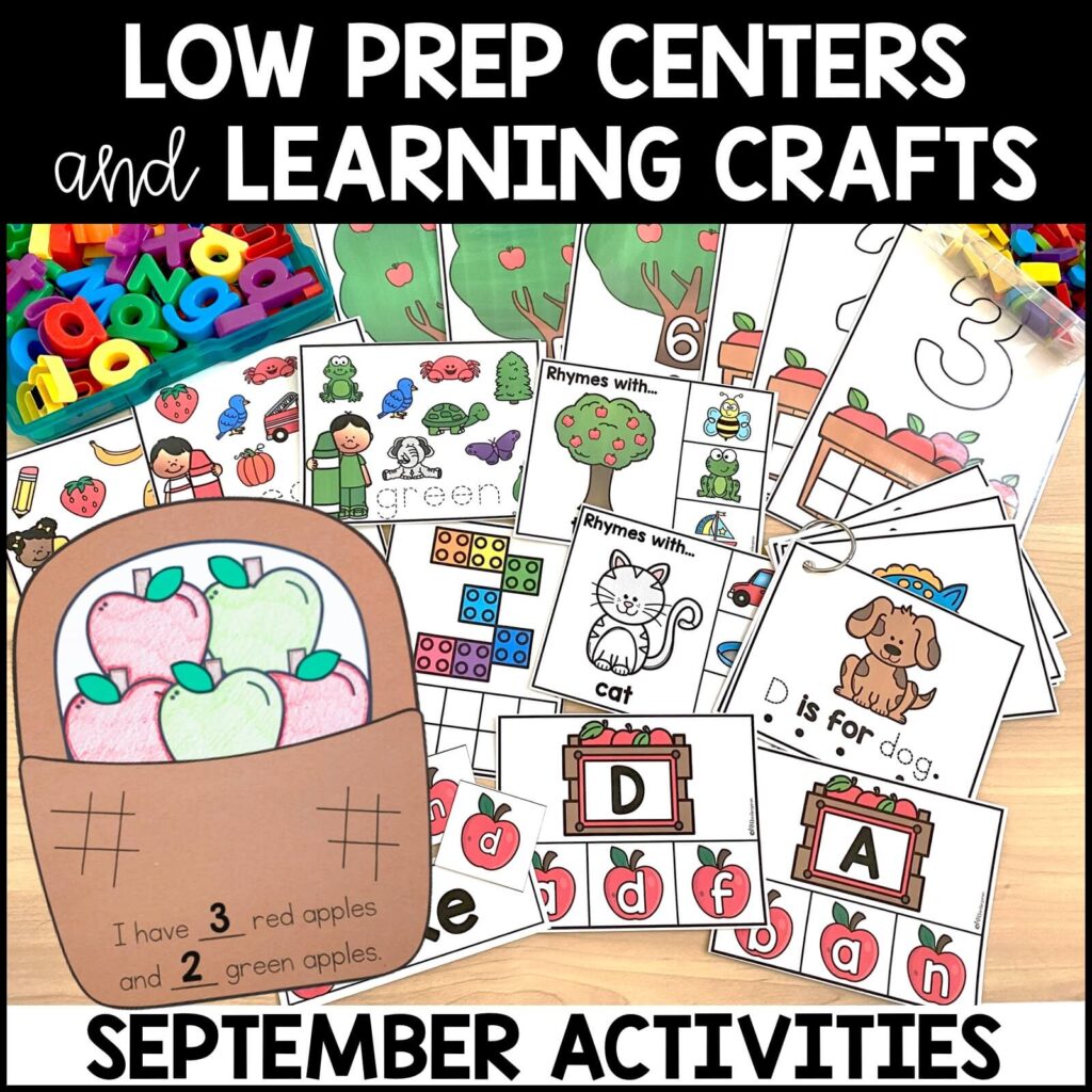 Fall Activity Bundle - Miss Kindergarten
