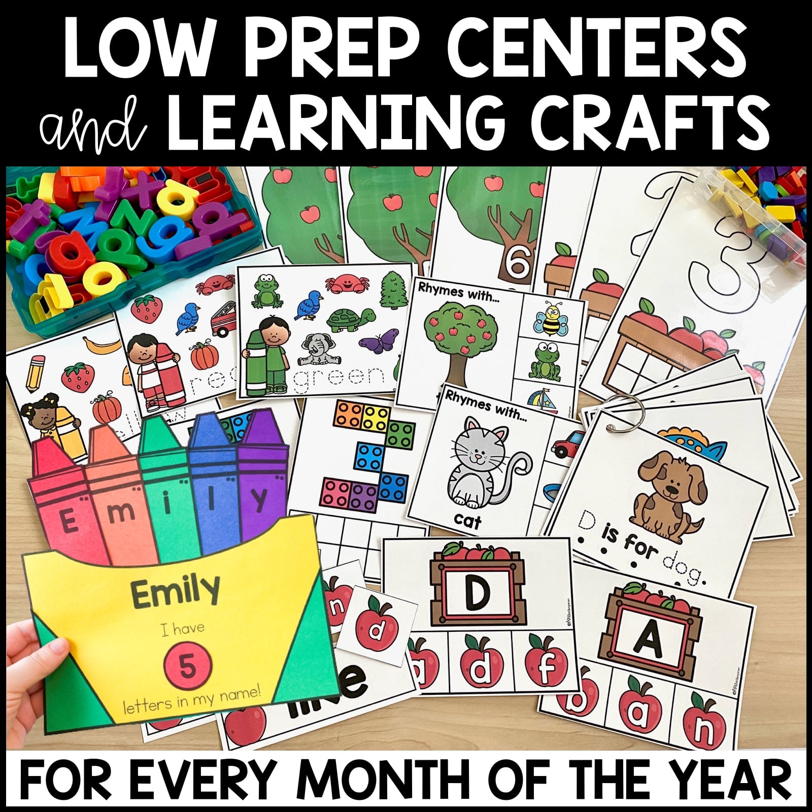 Monthly Activities Year Long MEGA Bundle - Miss Kindergarten