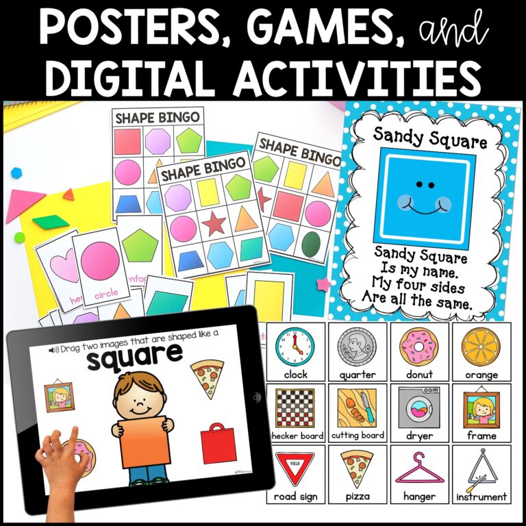 2D Shapes Centers and Activities - Miss Kindergarten