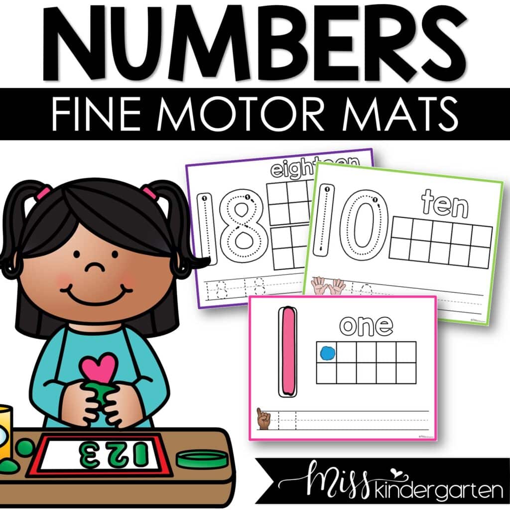 Free Playdough Mats 2D Shapes - Miss Kindergarten