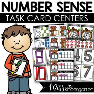 Hands-On Number Sense Centers - Miss Kindergarten