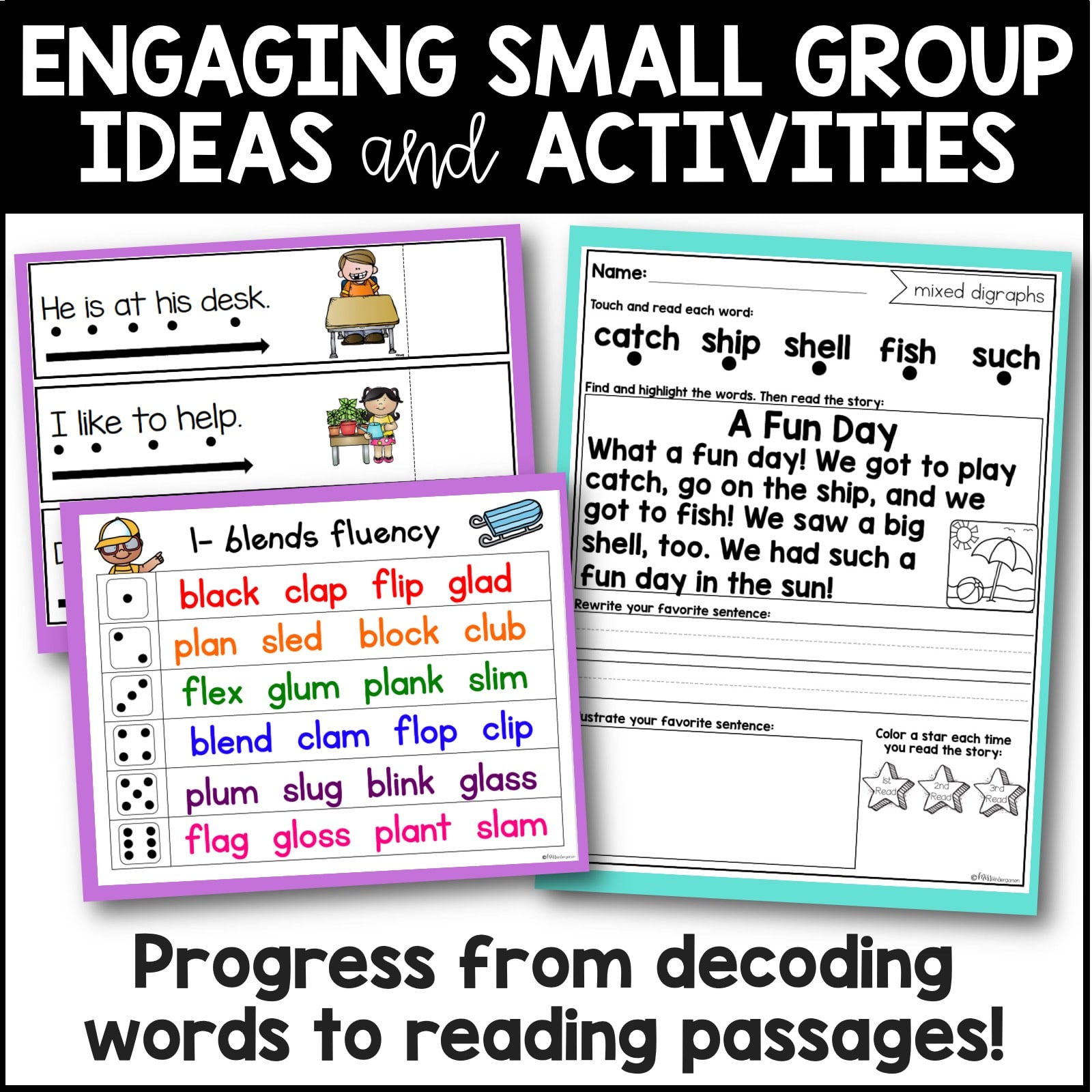Small Group Reading Intervention MEGA Bundle - Miss Kindergarten