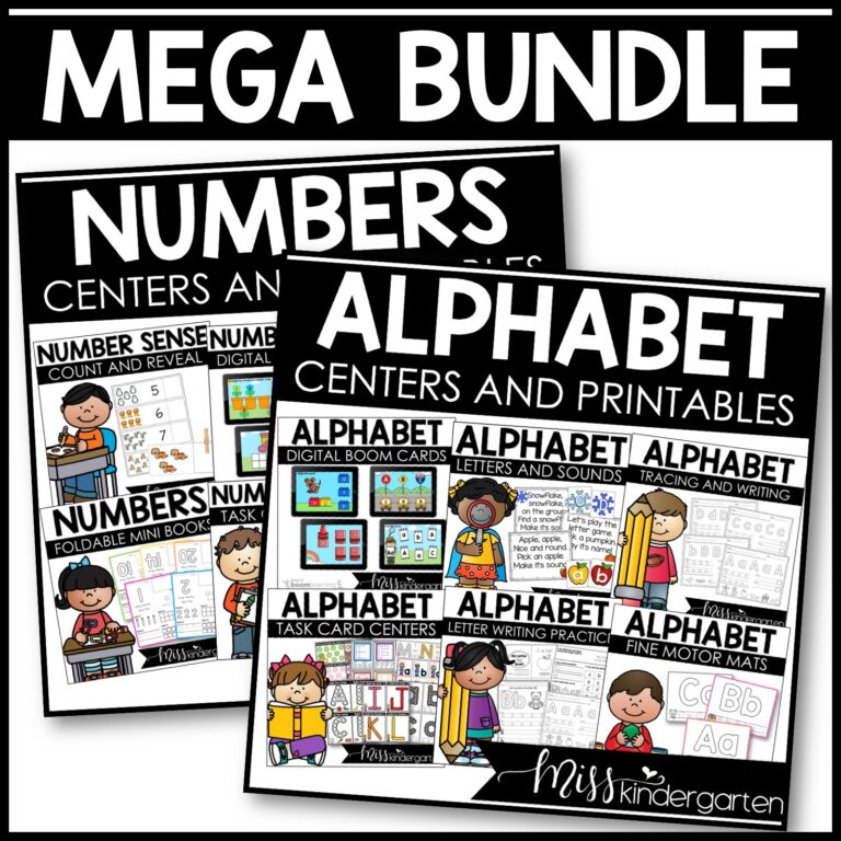 Kindergarten Math Number Sense Worksheets - Miss Kindergarten