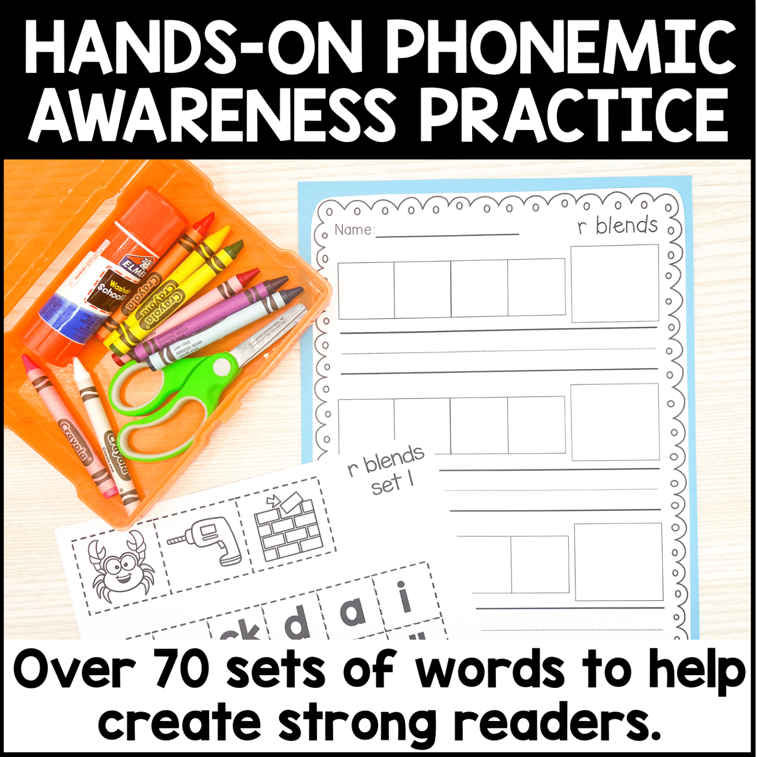 Word Mapping Bundle CVC Blends & Digraphs and Long Vowel Word Builders ...