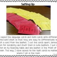 Classroom Management Transition Task Cards - Miss Kindergarten