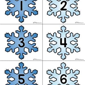 Free Winter Counting To Ten Center Activity - Miss Kindergarten