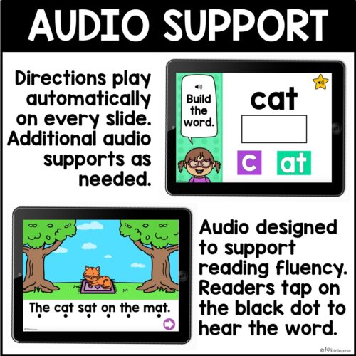 Digital Guided Reading Boom Cards™ Short Vowel Freebie - Miss Kindergarten