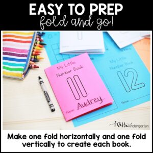 Writing Numbers 1-20 Worksheets and Mini Books - Miss Kindergarten