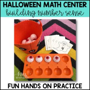 Halloween Number Sense Center Freebie - Miss Kindergarten