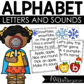 Alphabet Sounds and Alphabet Letters Practice Full Year Chants and ...