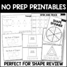 2D Shapes Centers and Activities - Miss Kindergarten