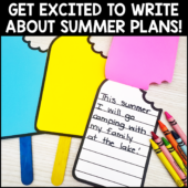 Summer Popsicle Craft - FREE Download - Miss Kindergarten